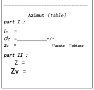 Azimuth Tables at Sea Option | easysextant.com
